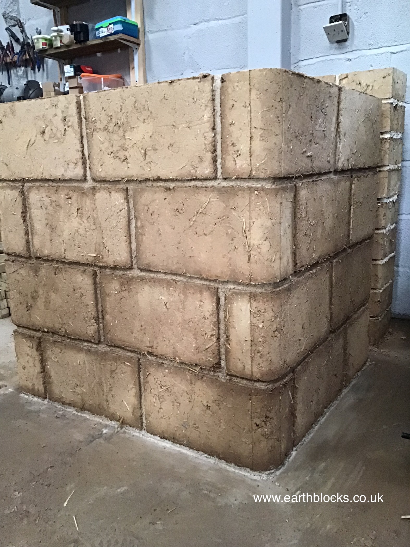 125mm Cob Block – Corners – Earth Blocks UK